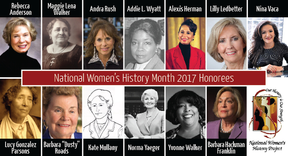 March is Women's History Month!