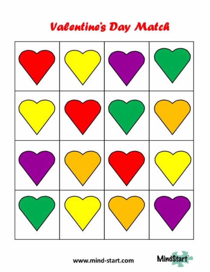 Valentine's Day Match game