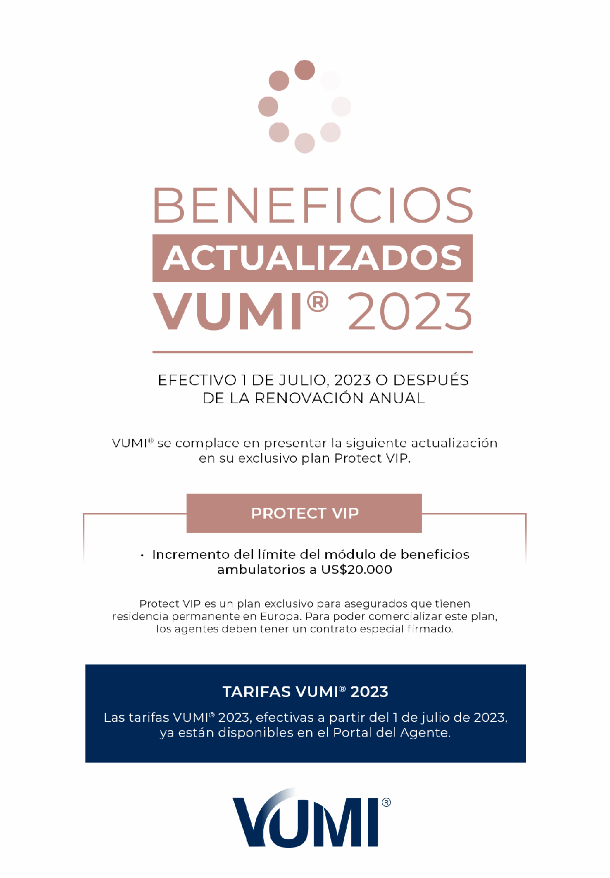 Nuevos Beneficios VUMI® 2023