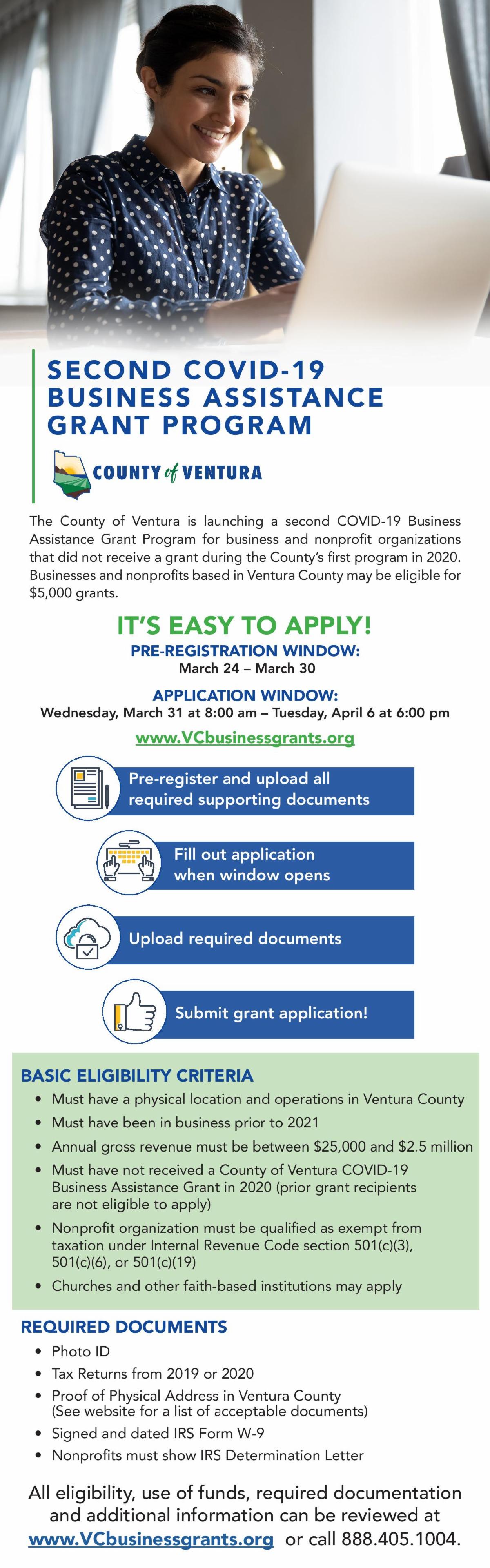 New Grant Assistance for Small Businesses; County Edges Closer to Red Tier