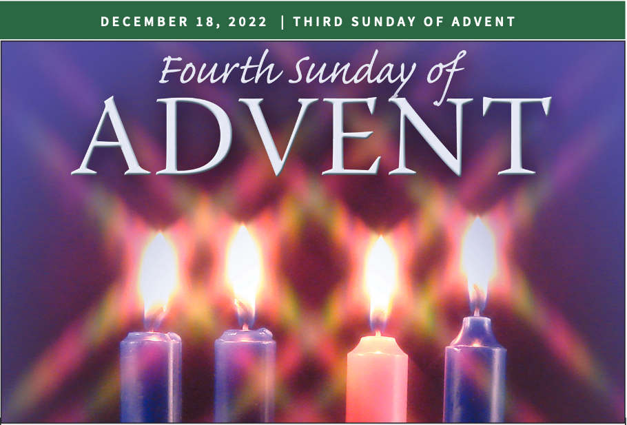 Appreciation and Gratitude on the Fourth Sunday of Advent- December ...