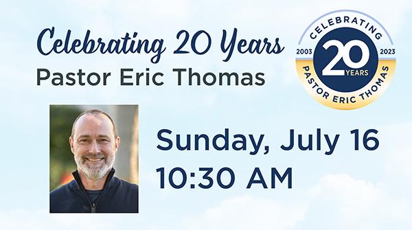 This Week at First Norfolk > Pastor Eric's 20th Anniversary, Summer ...