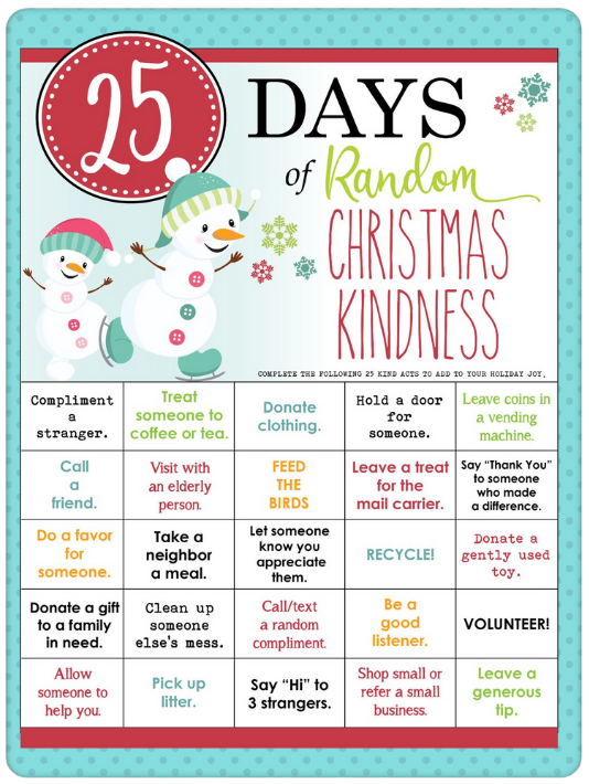 Stuff My Stocking! and Random Acts of Kindness.....