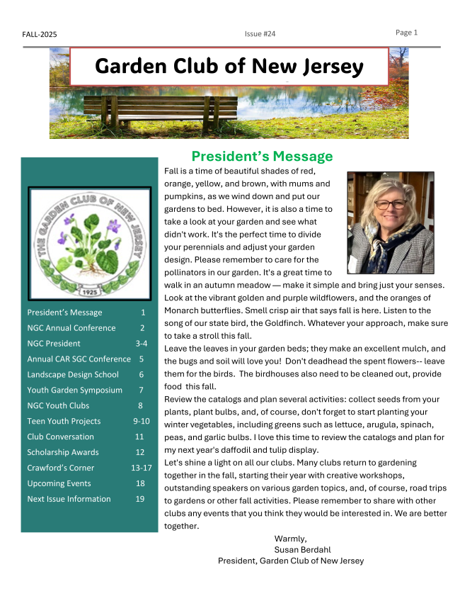 Get Inspired: Download Your Garden Club Newsletter!