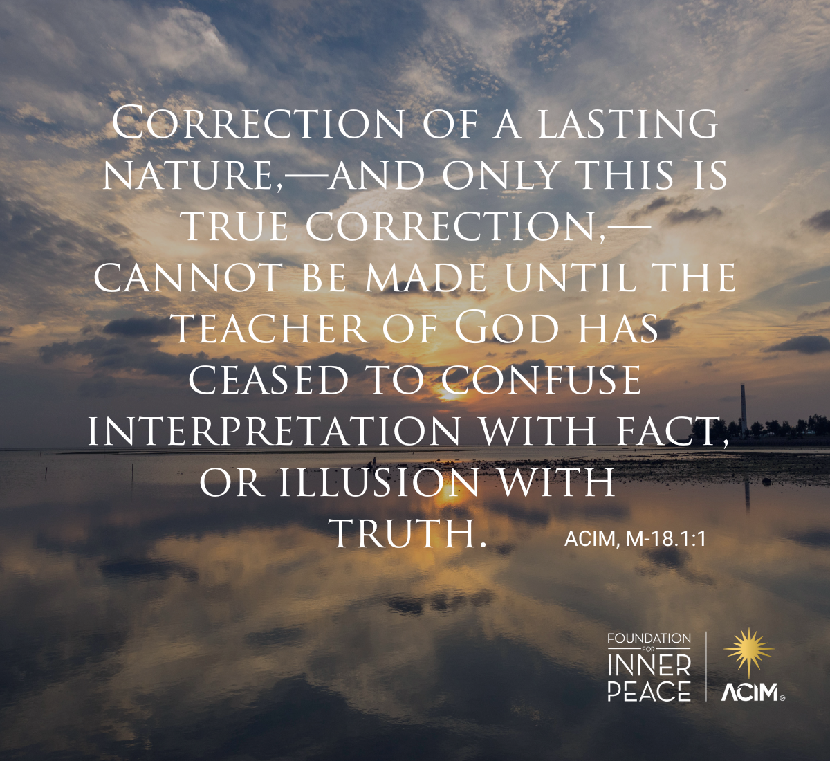 ACIM Weekly Thought for December 18, 2022