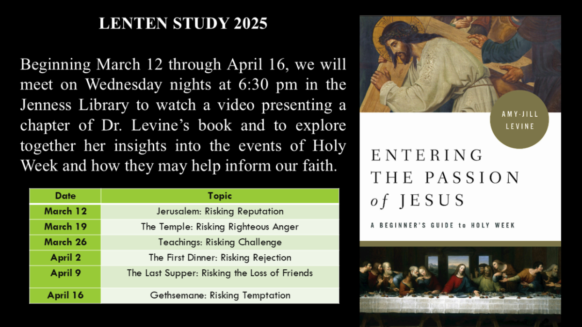 April 6, Fifth Sunday of Lent--Communion Worship Service