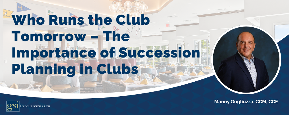 The Importance of Succession Planning in Clubs + Available Searches!
