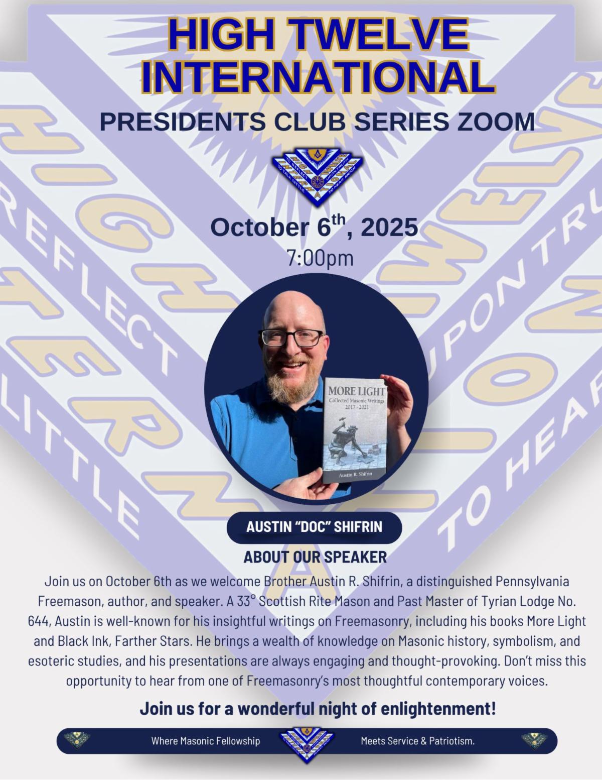 Valley Forge High Twelve Club-September Meeting