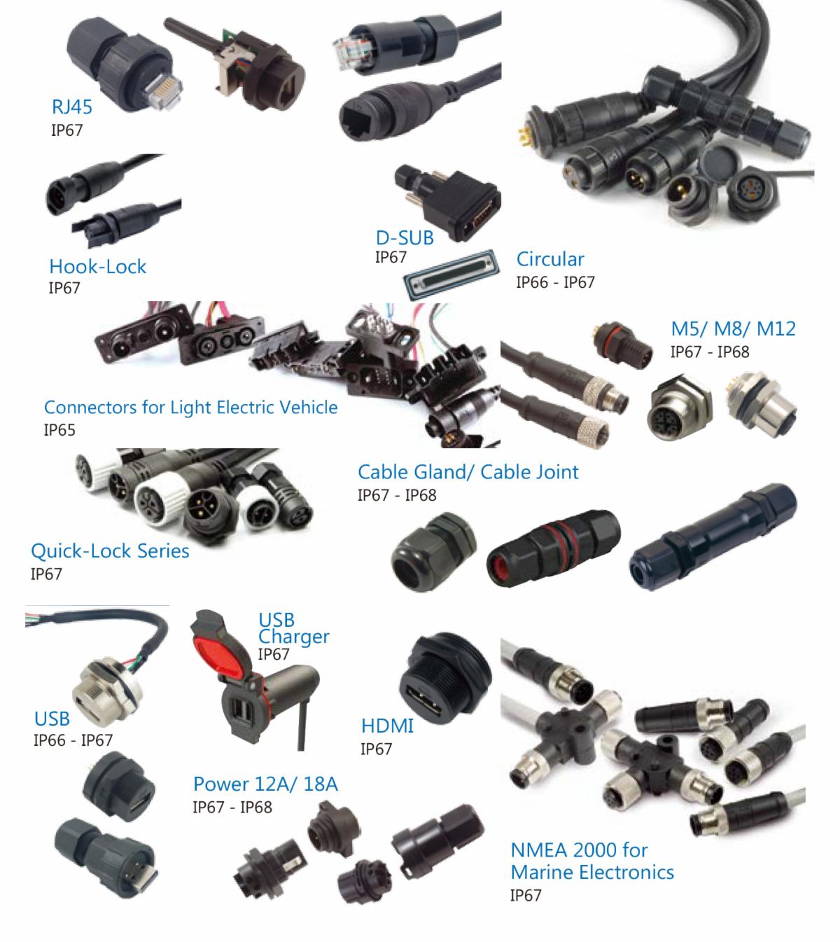 SGconn - Singatron's NEW line of Water Proof Connectors