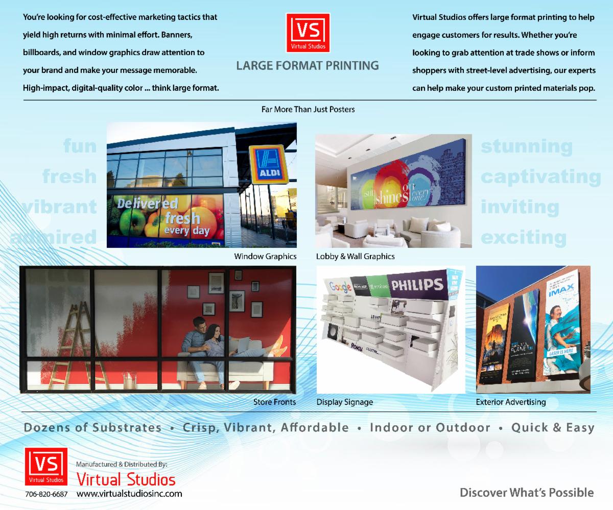 Vibrant Large Format Graphics