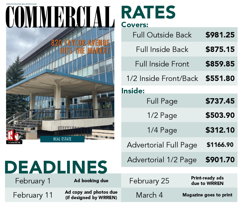 Commercial Magazine – Spring 2022: Advertising Details