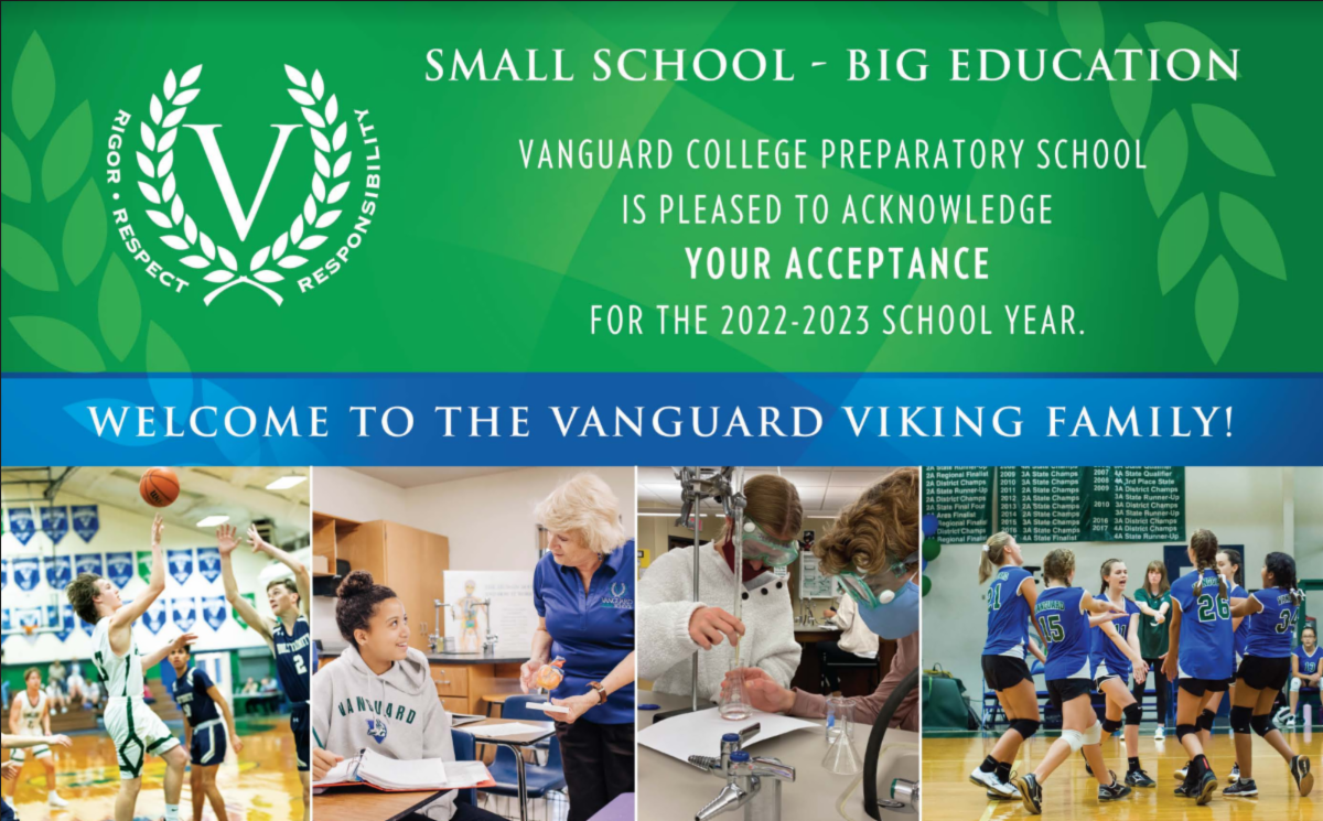 Vanguard School: 2022-2023 Enrollment information - New Students