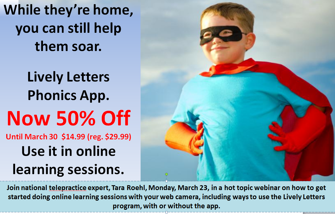 50% off Lively Letters Phonics App to Help Children at Home
