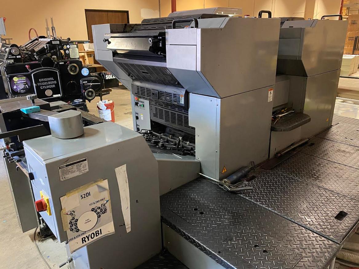 Presstek/Ryobi DI 14 x 20" Direct Image Digital Offset Press $19,000.