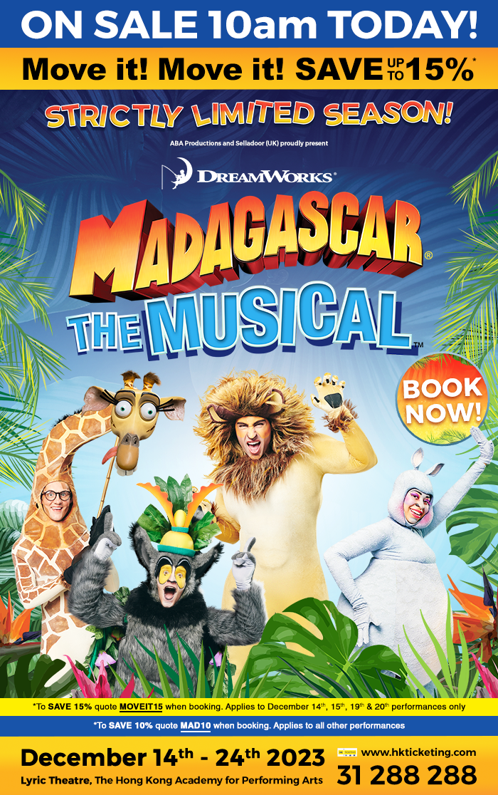 Move it! Move it! MADAGASCAR THE MUSICAL On Sale TODAY!