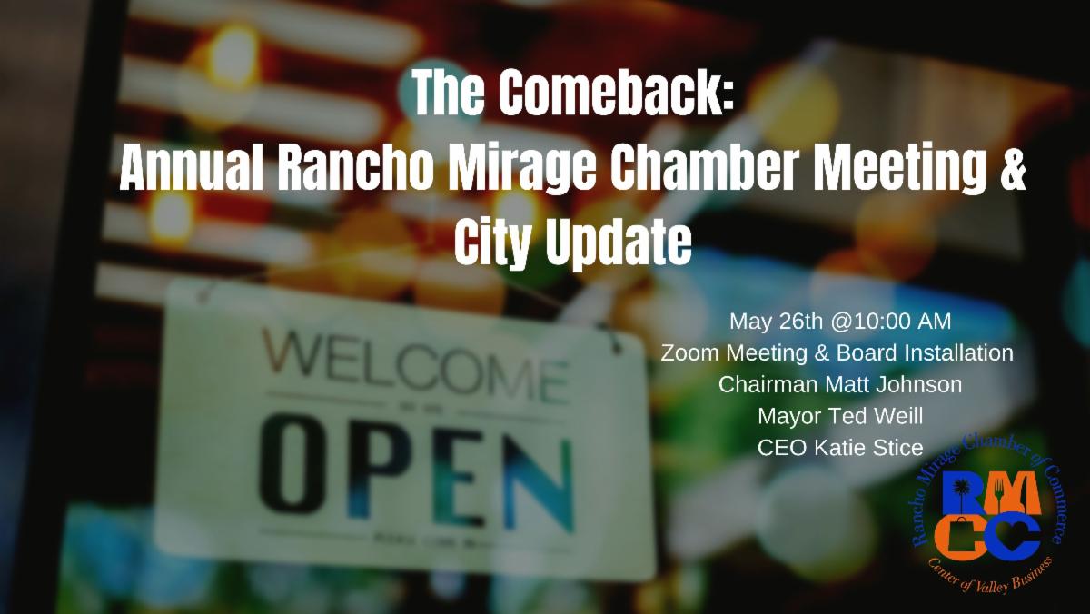The Comeback: Annual Chamber Meeting & City Update