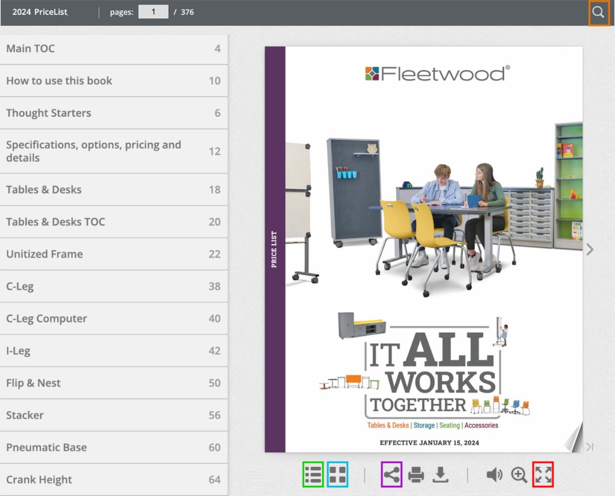 Price List and Spec Guide is now in Flip-Book format