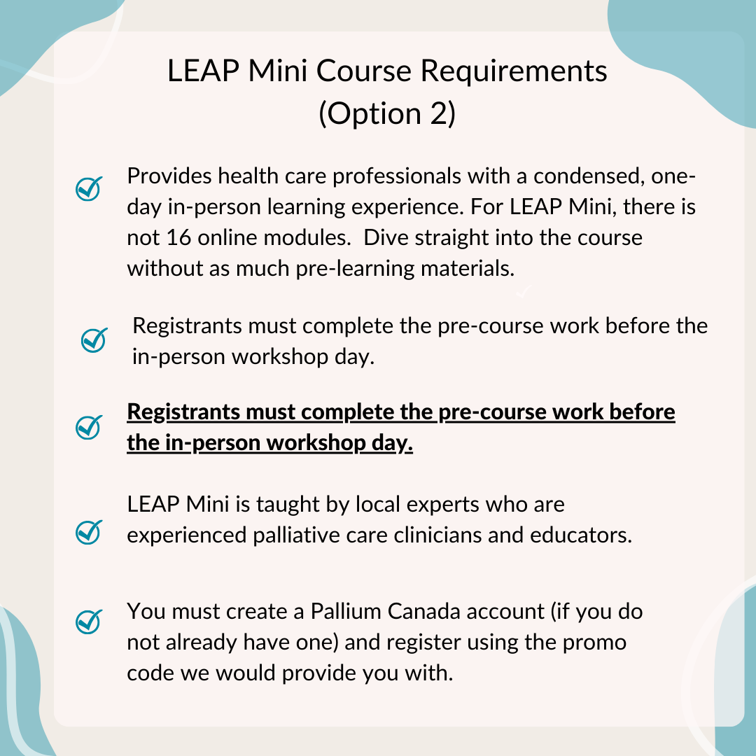 Learning Essential Approaches to Palliative Care (LEAP) for Long-Term ...