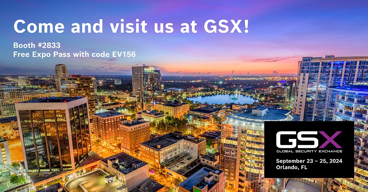 See Our Latest Solutions at GSX 2024!
