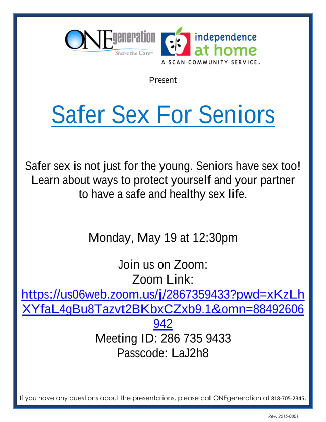 ONEgeneration OSEC May 2025