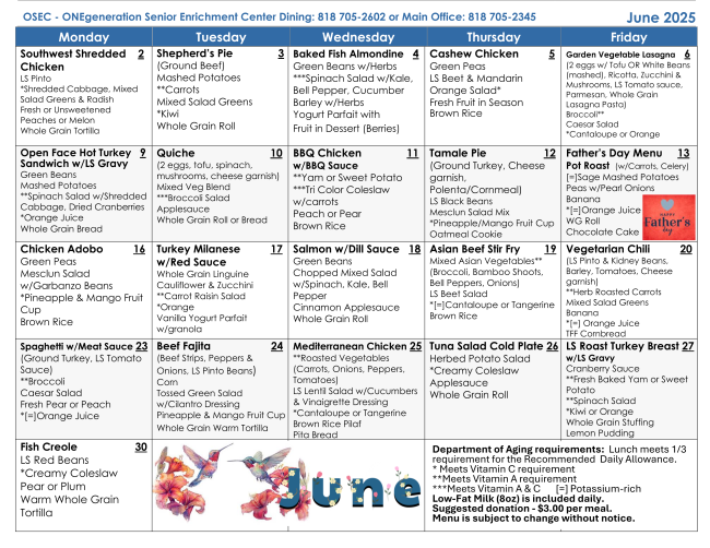 ONEgeneration OSEC June 2025
