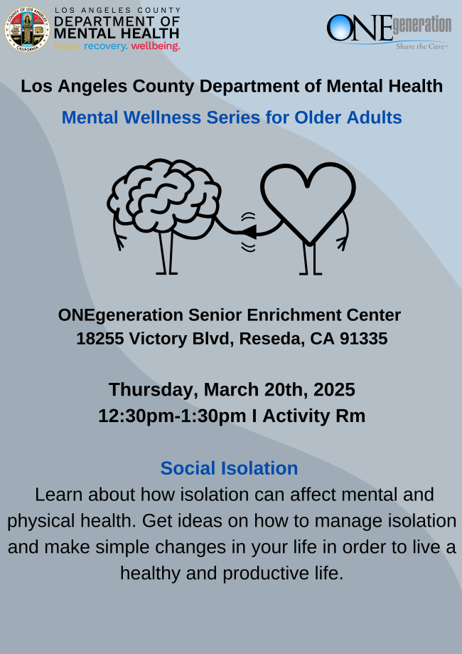 ONEgeneration OSEC March 2025