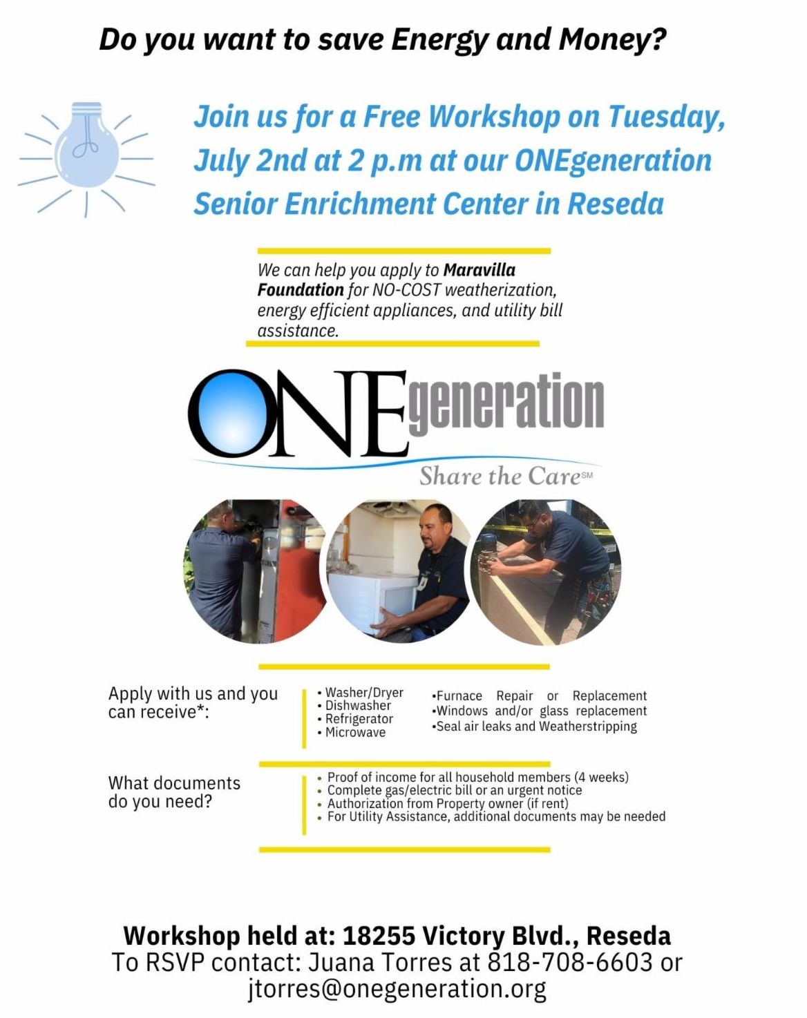 ONEgeneration OSEC July 2024