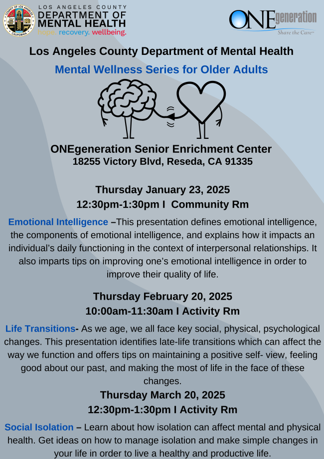 ONEgeneration OSEC February 2025