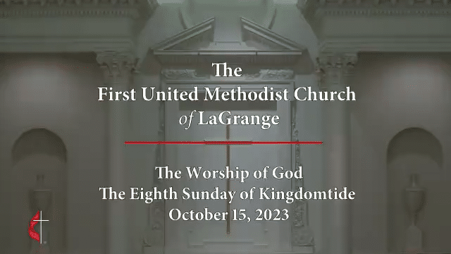 Church Updates & Order of Worship for October 22, 2023