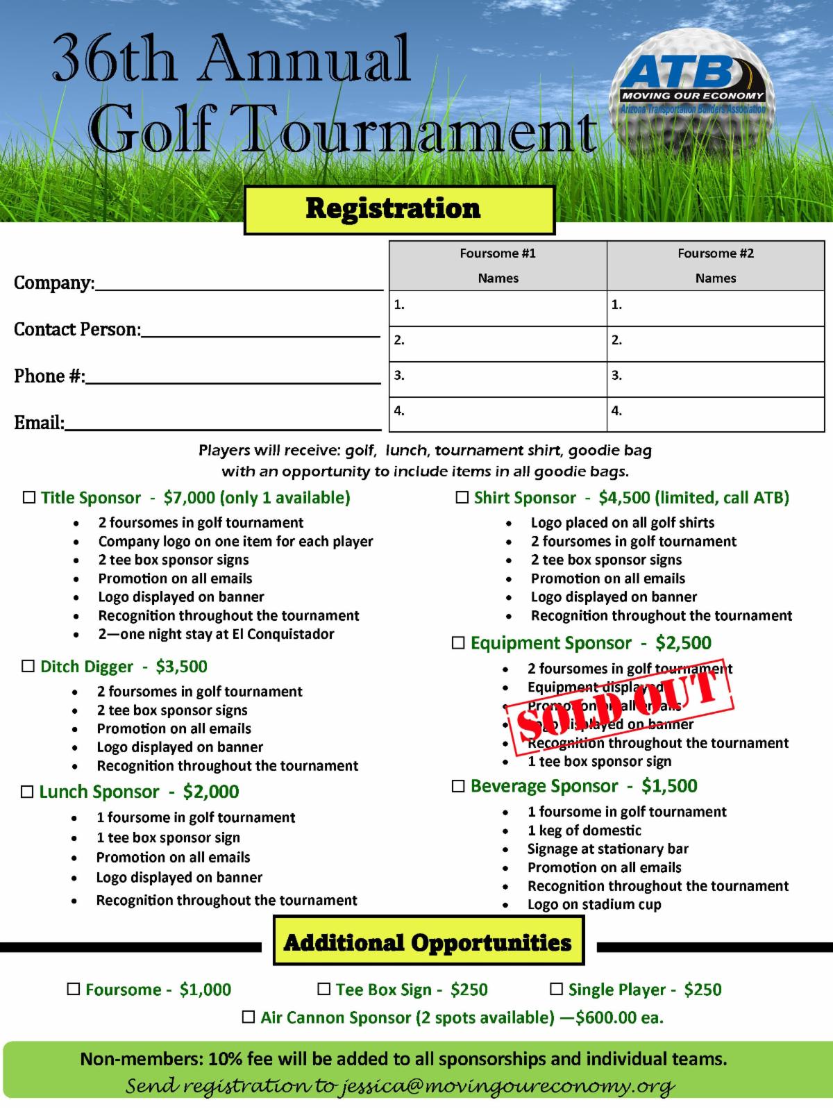 ATB 36th Annual Golf Tournament