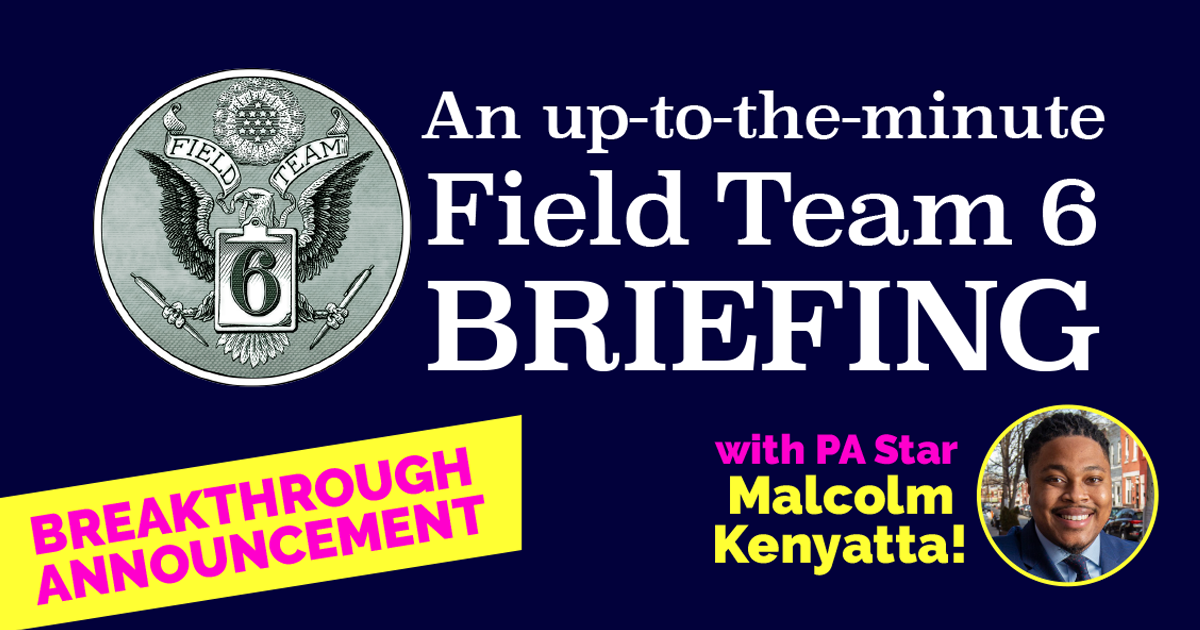 HISTORIC ADVANCE IN VOTER REGISTRATION – The Field Team 6 Weekly
