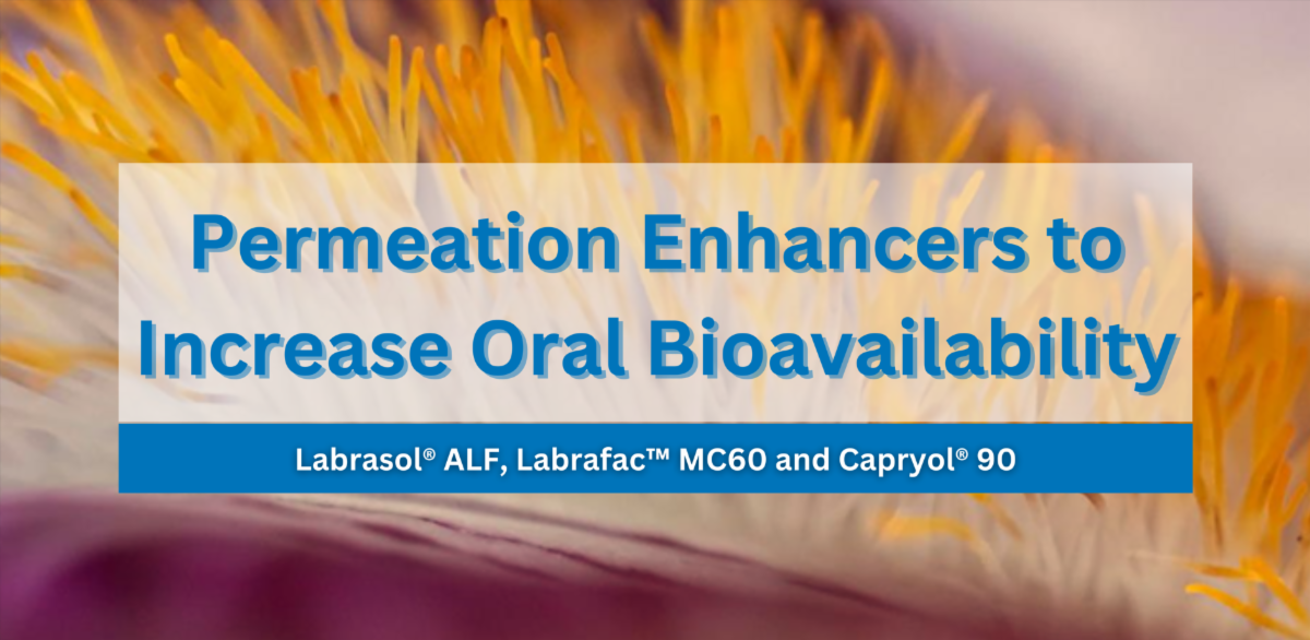 Permeation Enhancers to Increase Oral Bioavailability