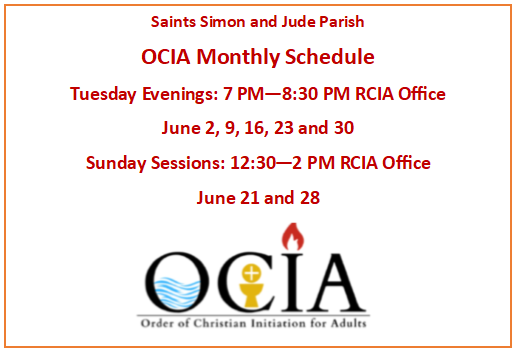 Saints Simon and Jude Parish Weekly Newsletter: Trinity Sunday, May 31 ...