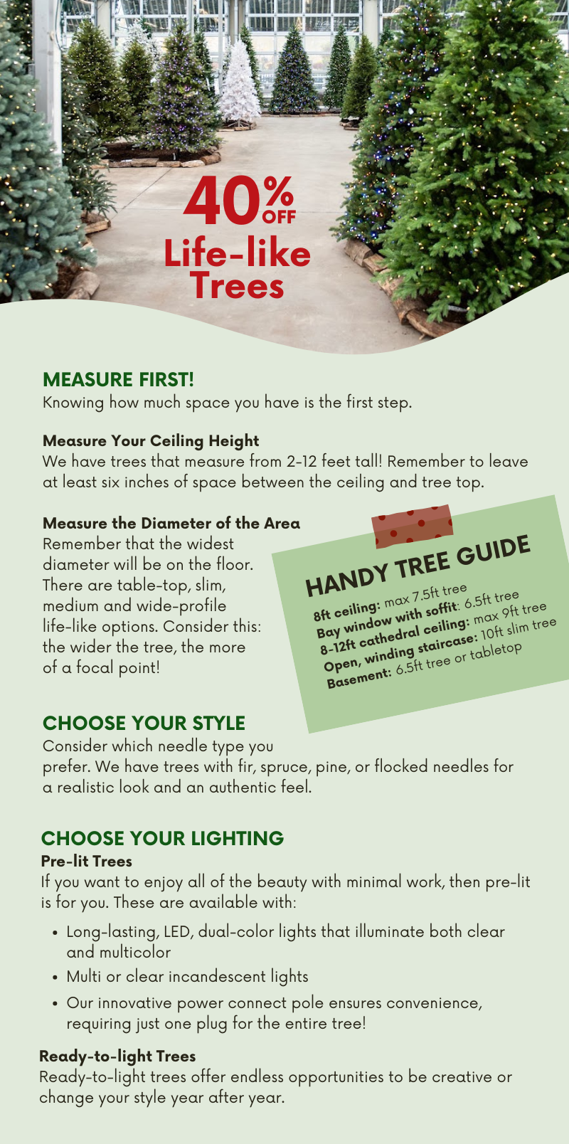 Your Guide to Selecting a Life-like Tree