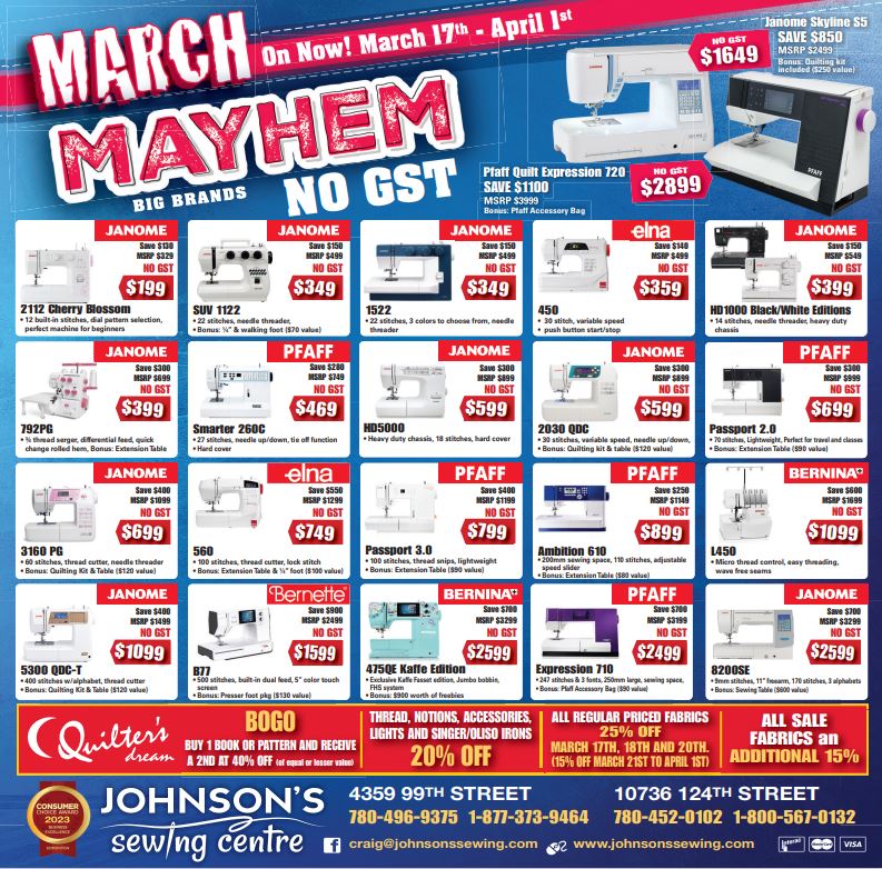 The March Mayhem Sale Continues!