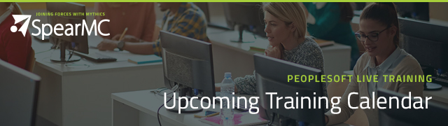PeopleSoft Training Calendar: Public Classes (June-August)