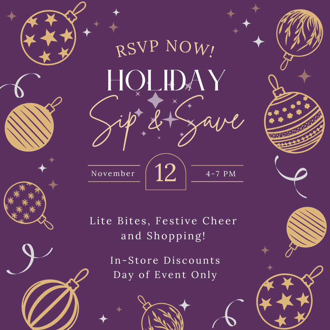 RSVP for Holiday Sip & Save!