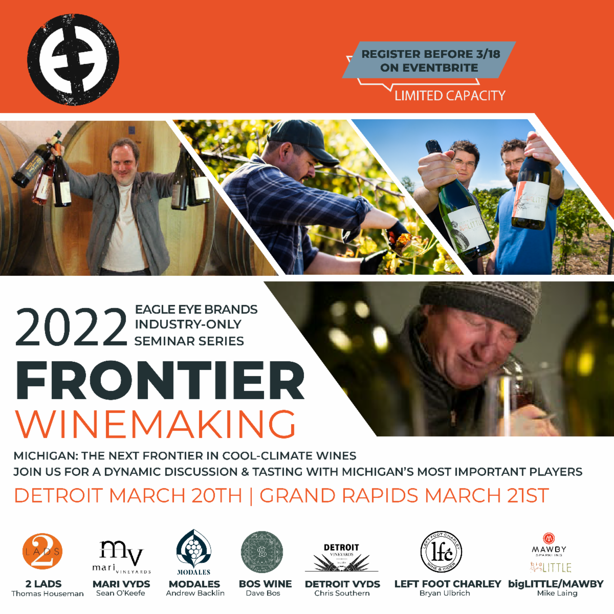 Ten days away - Michigan "Frontier Winemaker" Event(s)!!!!