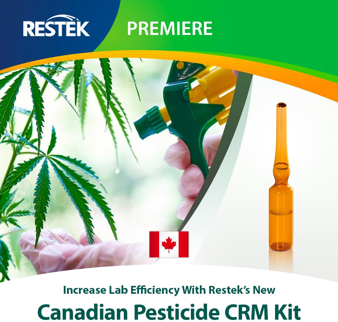 Restek's Canadian Pesticide CRM Kit enables increased lab efficiency