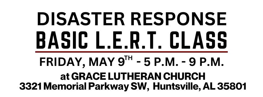 LERT TRAINING EVENTS COMING TO YOUR AREA!