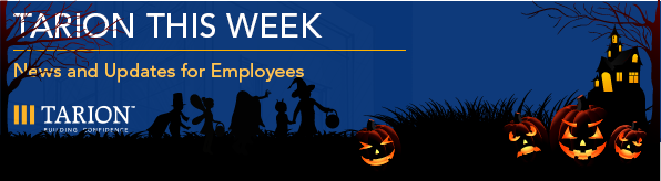 Tarion This Week - October 31, 2022