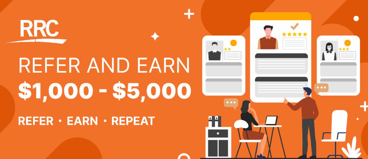 Earn Referral Bonuses at RRC!