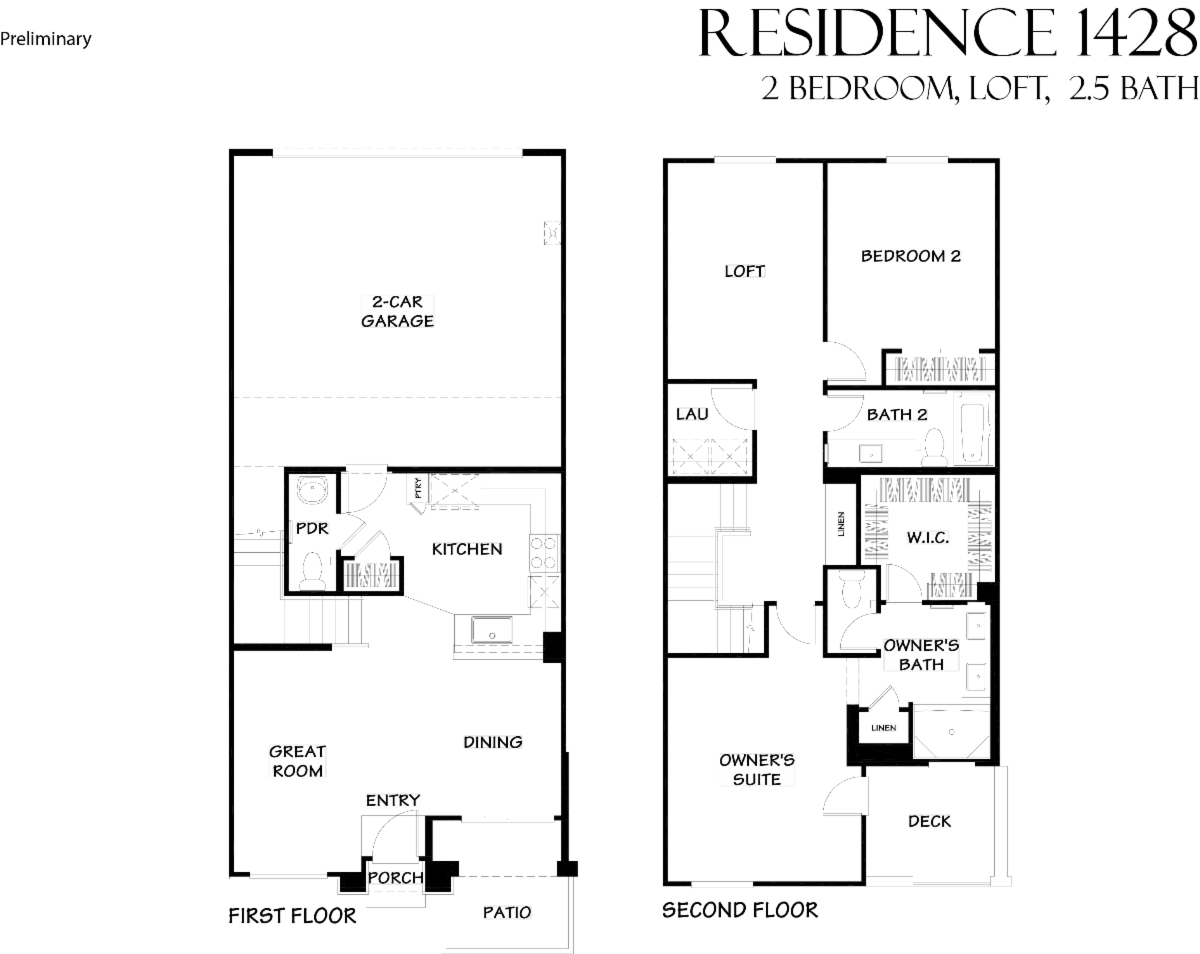 Take A Peek At Our Poppy Lane Floorplans
