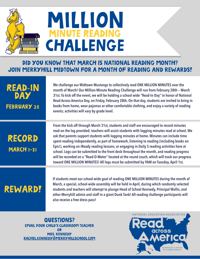 Announcing Midtown's 2025 Million Minute Reading Challenge!