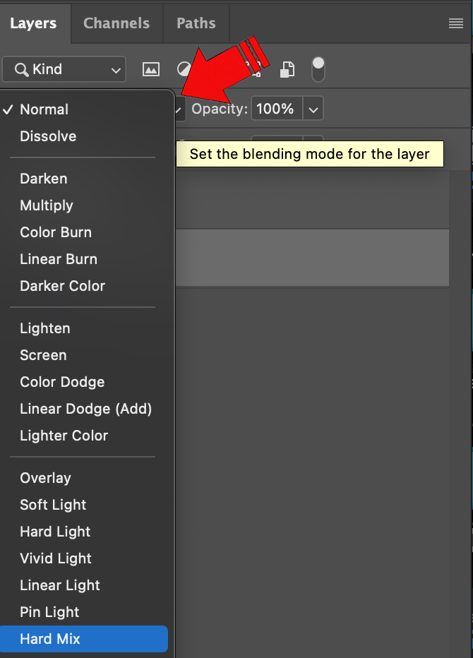 How to use Hard Mix Layer Blending mode in Photoshop