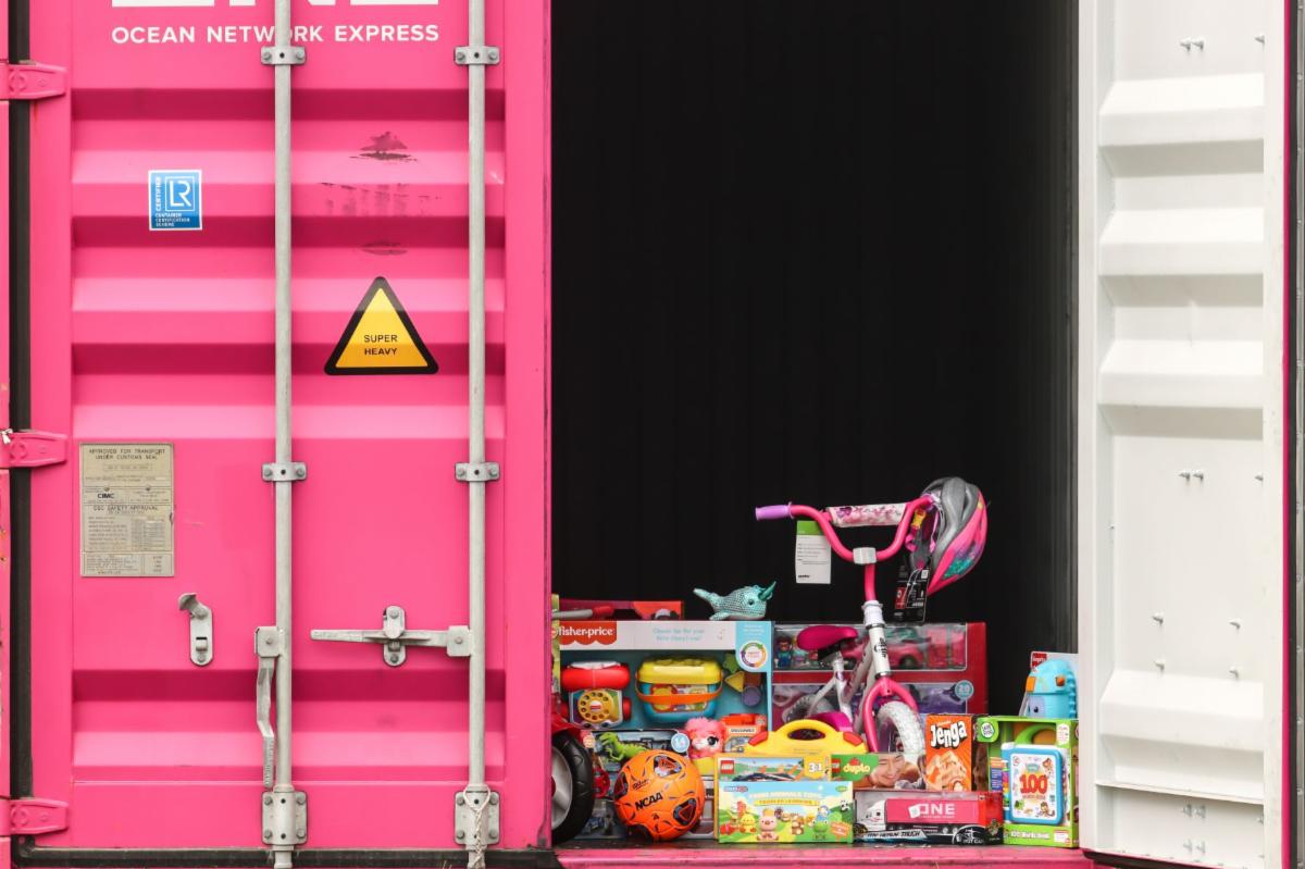 Maritime partners challenge community to fill shipping container with toys