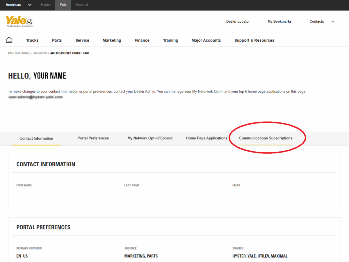 Don't miss any important info from us! Select your email subscriptions ...