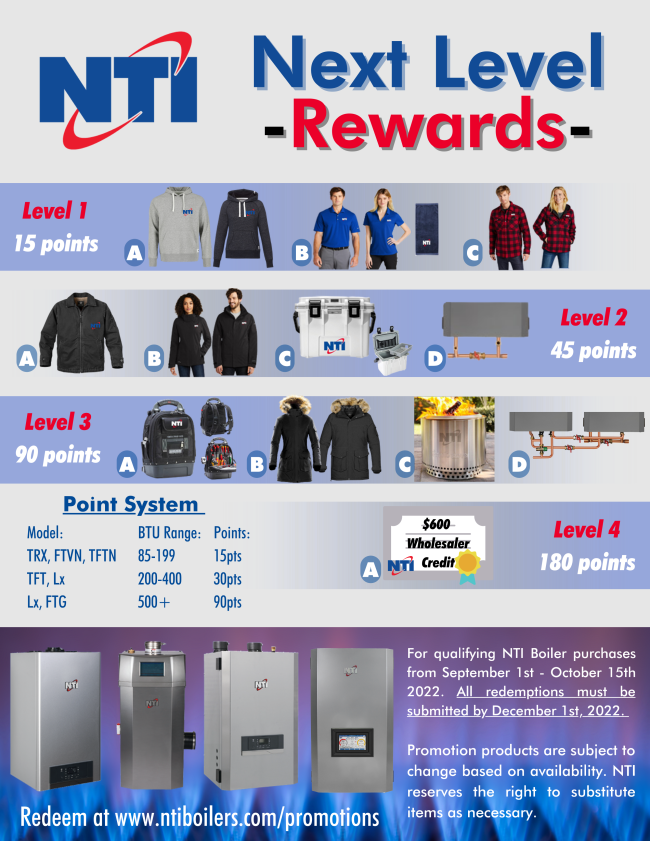 Time to redeem your Next Level Rewards points