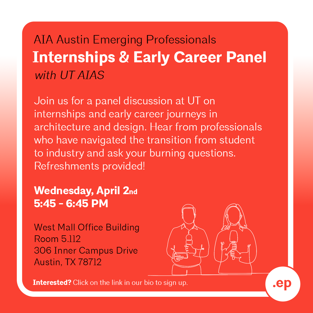 Emerging Professionals Committee Internships & Early Career Panel with AIAS