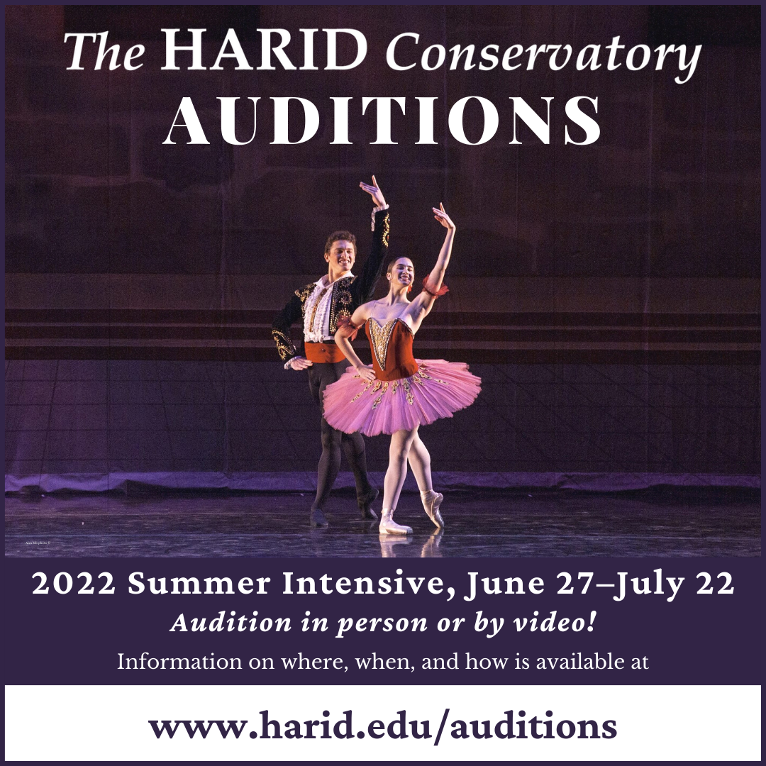 The HARID Conservatory – 2022 Summer Intensive Auditions